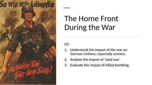 12. The Home Front During the War | Teaching Resources
