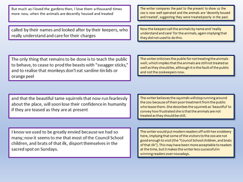 Edexcel English Language 2.0 Paper 1 Q6 | Teaching Resources