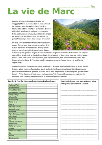 French Reading Comprehension - Social Issues | Teaching Resources