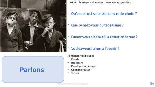 French Speaking - Healthy Living | Teaching Resources