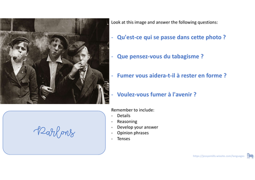 French Speaking - Healthy Living | Teaching Resources