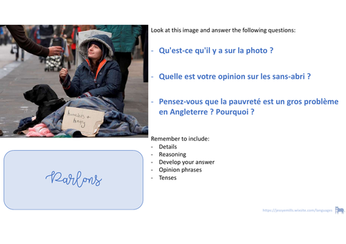 French Speaking - Social Issues | Teaching Resources