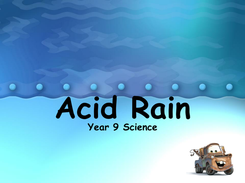 Acid Rain Activity KS3 | Teaching Resources