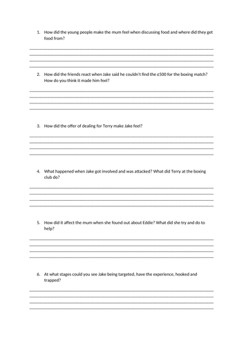 County Lines | Teaching Resources