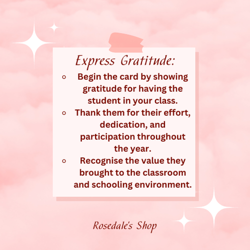 End of Year Gratitude in the Classroom | Thank You & Appreciation Cards ...