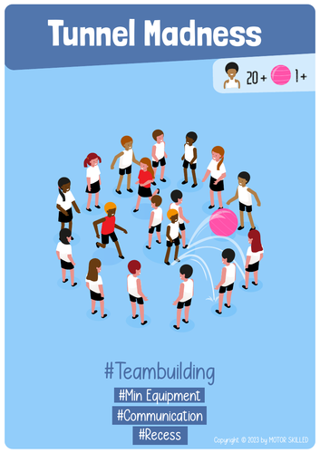 Tunnel Madness - PE Team Building Game for Elementary School | Teaching ...