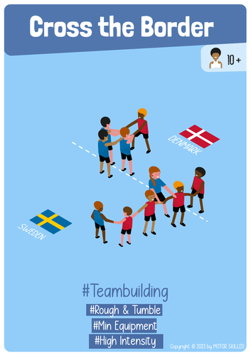 Cross the Border - PE Team Building Game for Elementary School ...