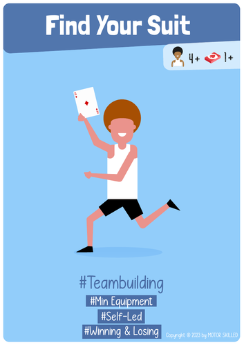 Find Your Suit - PE Team Building Game for Elementary School | Teaching ...