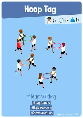 Hoop Tag - PE Team Building Game For Elementary Schools | Teaching ...