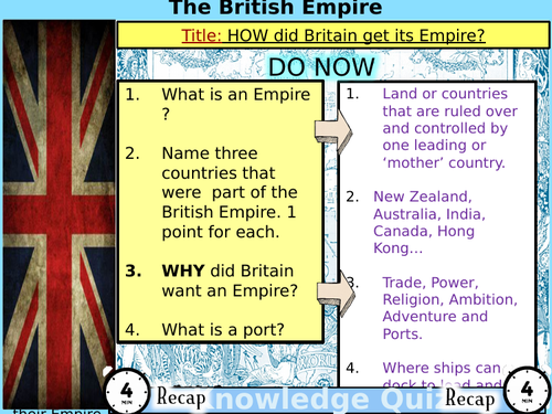 How did Britain get its Empire? | Teaching Resources