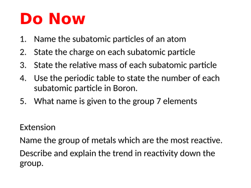 Ionic Bonding | Teaching Resources