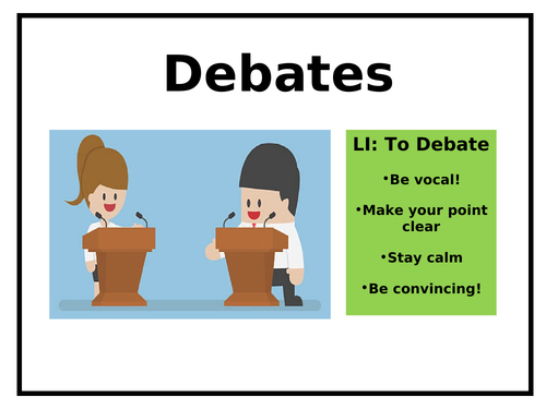 6 Topics for DEBATE ... Ideal for 5+ | Teaching Resources