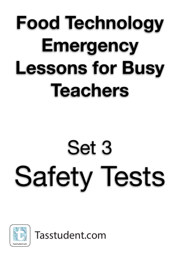 Food Technology - Printable Safety Tests | Teaching Resources