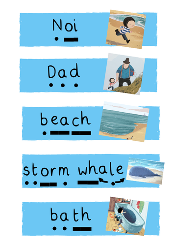 The Storm Whale Vocabulary Cards | Teaching Resources