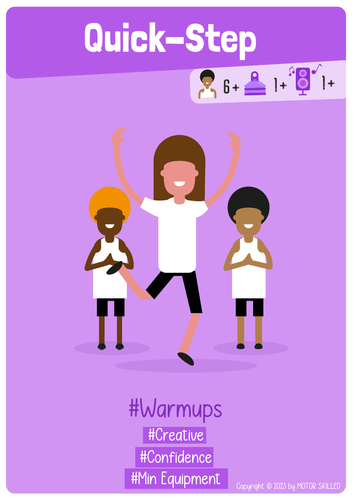 Quick Step - PE Warmup Game for Elementary School | Teaching Resources