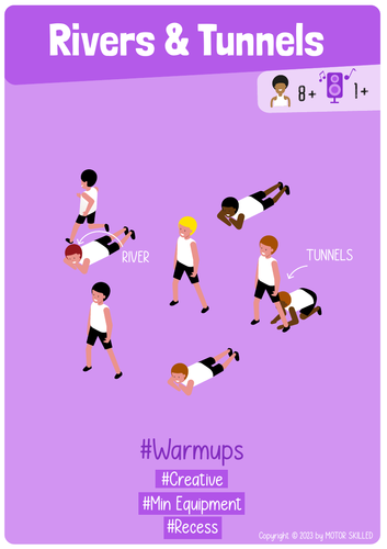 Rivers and Tunnels - PE Warmup Game for Elementary School | Teaching ...