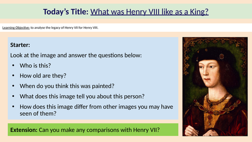 2. The Character of Henry VIII | Teaching Resources