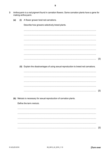 Inheritance - Past Paper Question Pack | Teaching Resources