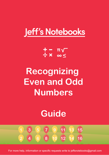 Even & Odd Numbers - Recognition & Identification | Teaching Resources