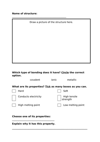 Information hunt - Giant covalent molecules | Teaching Resources