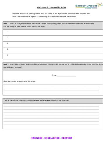 Stress Management | Teaching Resources