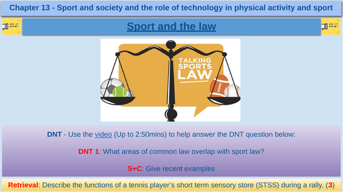 Sport and the law | Teaching Resources