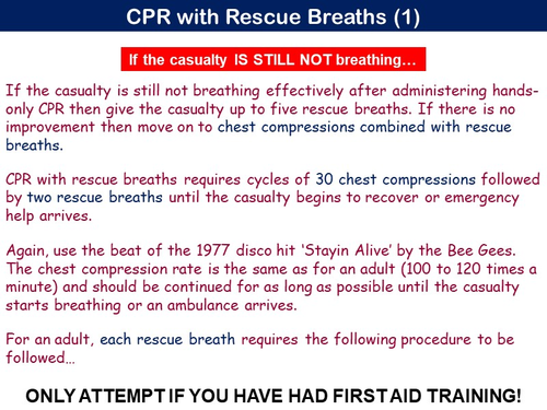 PE705ST - First Aid - Advanced Techniques CPR & Defibrillators ...