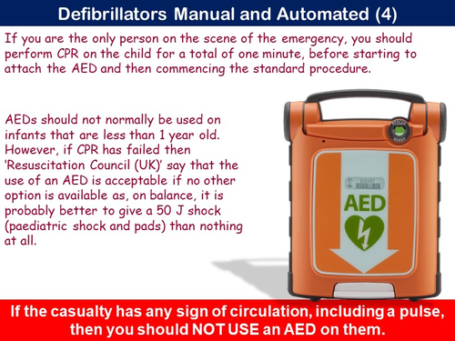 PE705ST - First Aid - Advanced Techniques CPR & Defibrillators ...