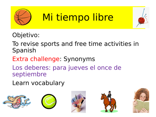 Spanish GCSE leisure/ free time lessons | Teaching Resources