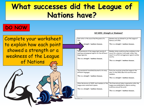 League of Nations Successes | Teaching Resources