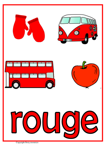 FRENCH LES COULEURS COLOURS RESOURCE SET, POSTERS, LABELS, BANNER, PPT ...