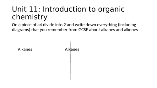 AQA A Level Chemistry Unit 11 Lessons and Worksheets | Teaching Resources