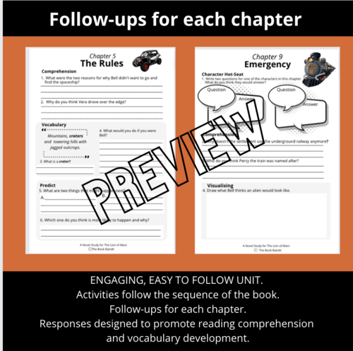 THE LION OF MARS by Jennifer L. Holm NOVEL STUDY and Reading ...