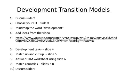 Population and Development | Teaching Resources