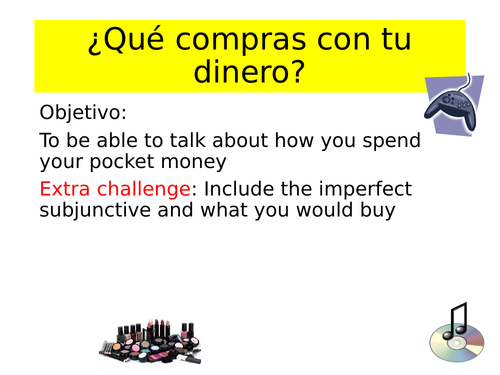 Spanish pocket money and chores lesson 2 | Teaching Resources