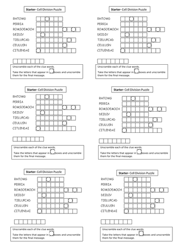 AQA B1 Cell Biology Bundle (Combined) | Teaching Resources