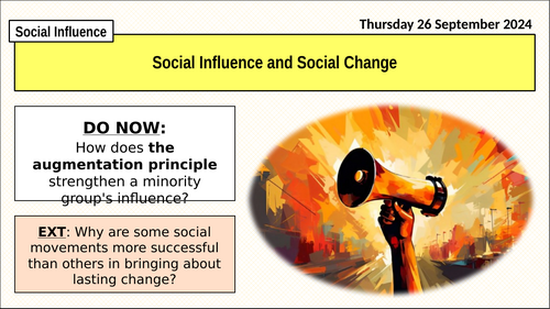 AQA A-Level Psychology - SOCIAL INFLUENCE AND SOCIAL CHANGE [Social ...