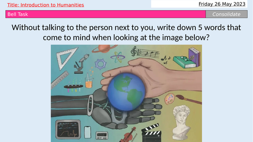 Introduction to humanities? | Teaching Resources