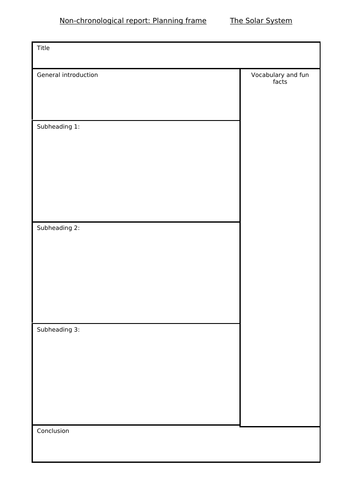 Non-Chronological Reports - KS2 | Teaching Resources
