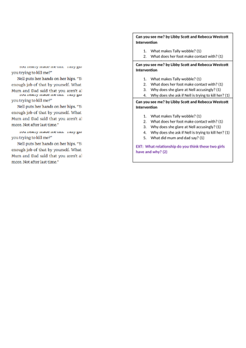 KS2 Reading Intervention - Retrieval | Teaching Resources