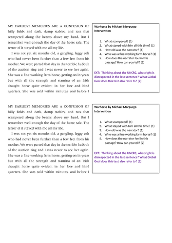 KS2 Reading Intervention - Retrieval | Teaching Resources