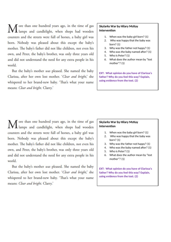 KS2 Reading Intervention - Retrieval | Teaching Resources