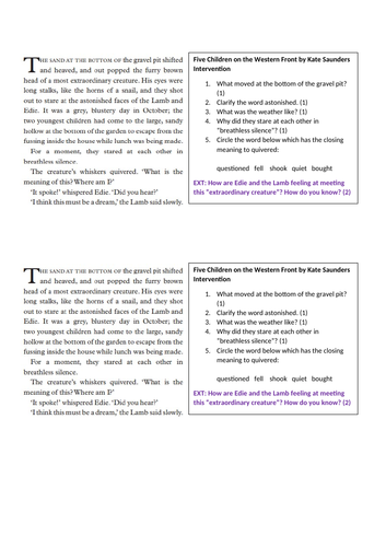 KS2 Reading Intervention - Retrieval | Teaching Resources