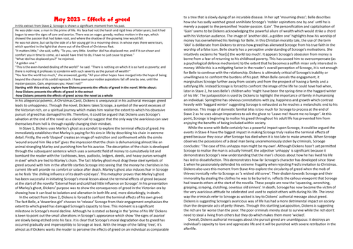 Greed in A Christmas Carol Grade 9 response | Teaching Resources