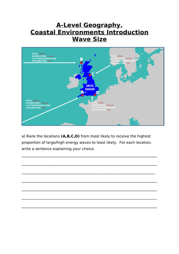 A Level Coastal Environments Igcse Coasts Introduction To Waves Teaching Resources