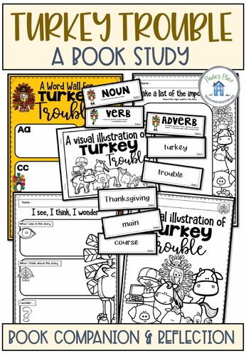 Turkey Trouble Book Companion | Teaching Resources