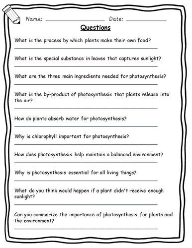 Y3 - Y6 Plants Reading Comprehension - Science revision | Teaching ...