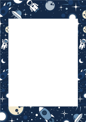 Outer Space Page Border