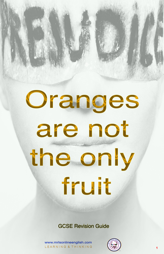 Oranges are Not the Only Fruit GCSE study guide | Teaching Resources