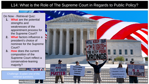 Supreme Court Public Policy | Teaching Resources